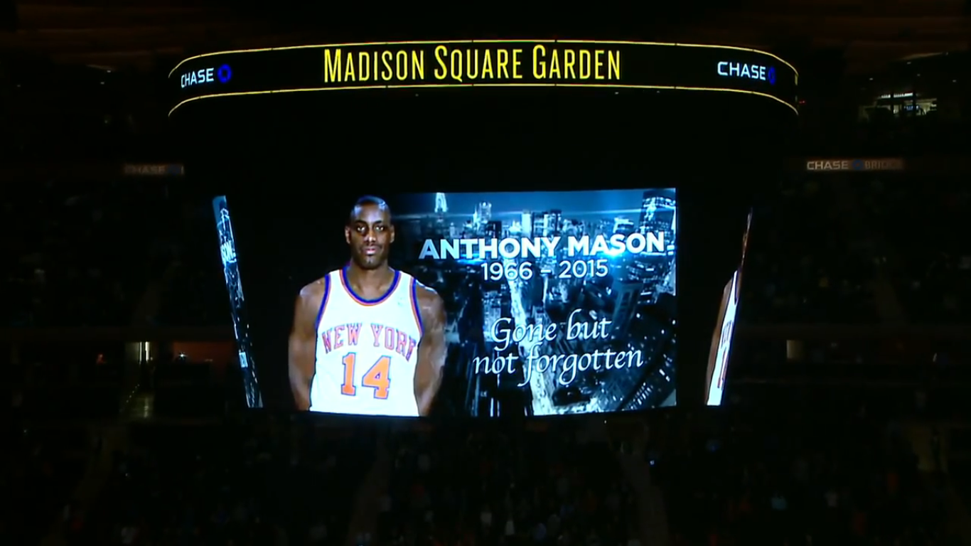 Double hommage des Knicks pour Anthony Mason : en vidéo et sur le ...