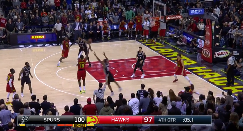 Atlanta se paye les Spurs en prolongation : Tim Hardaway Jr a lancé ...