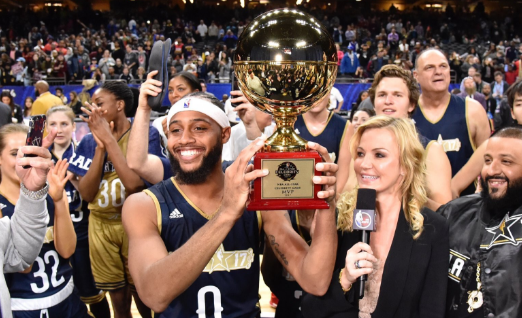 Brandon Armstrong élu MVP du Celebrity Game : imiter c'est bien, mais ...
