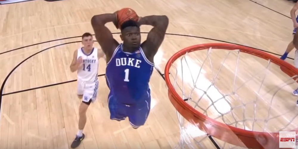 Zion Williamson élu Naismith College Player Of the Year : les deux ...