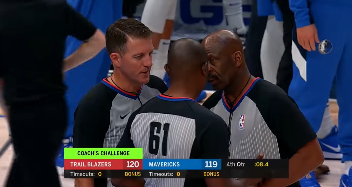 La règle du challenge en NBA