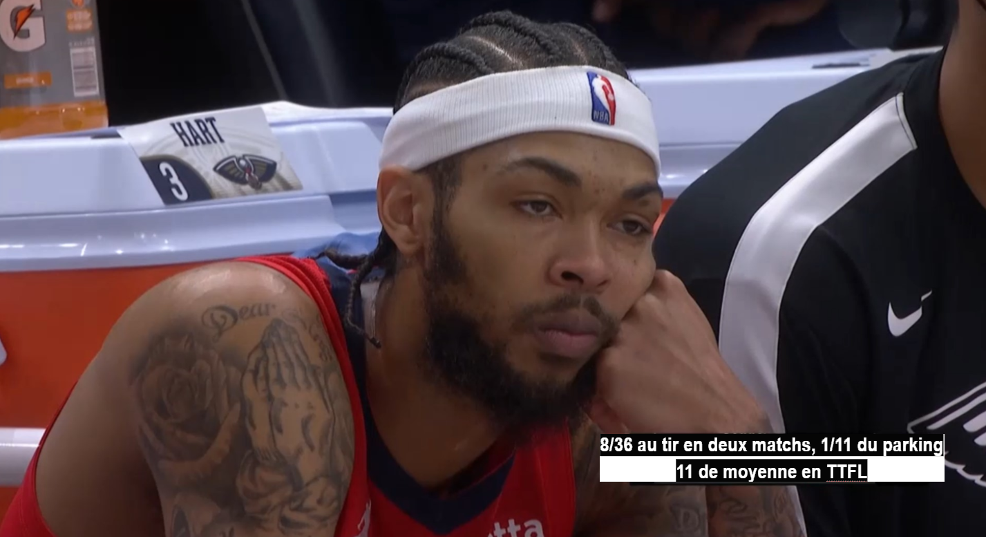 Brandon Ingram évite le pire mais sera absent minimum 2 semaines