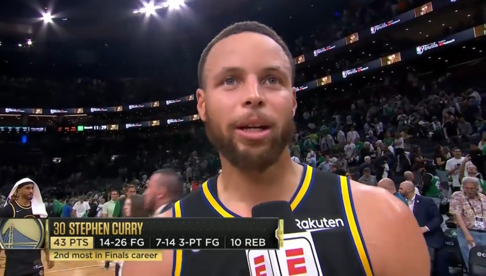 Stephen Curry a-t-il sorti son meilleur match de Finales NBA en carrière