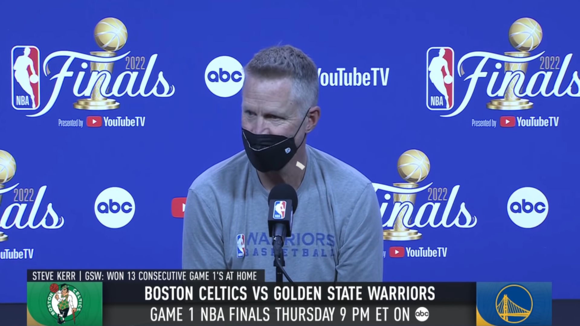Steve Kerr et les Celtics : "J'ai grandi en regardant jouer Magic et Bird"