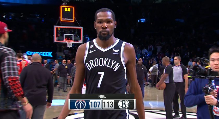 Le pari NBA du jour : Kevin Durant lâche un 25-5-5 face aux Bulls