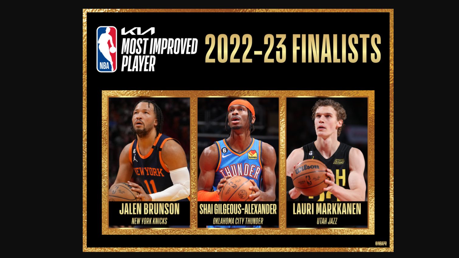 Meilleure progression de l'année 2023, voici les finalistes