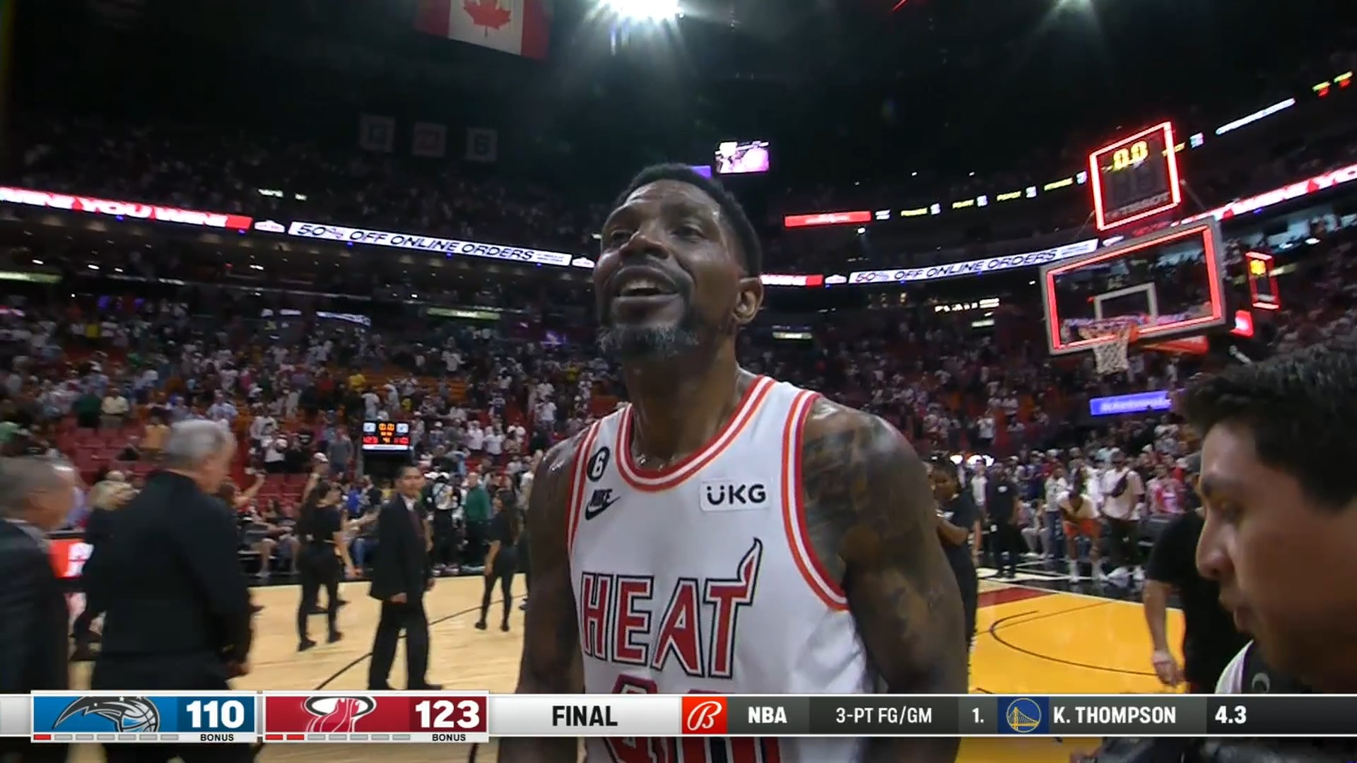 Udonis Haslem marque 24 points en 25 minutes, la sortie parfaite