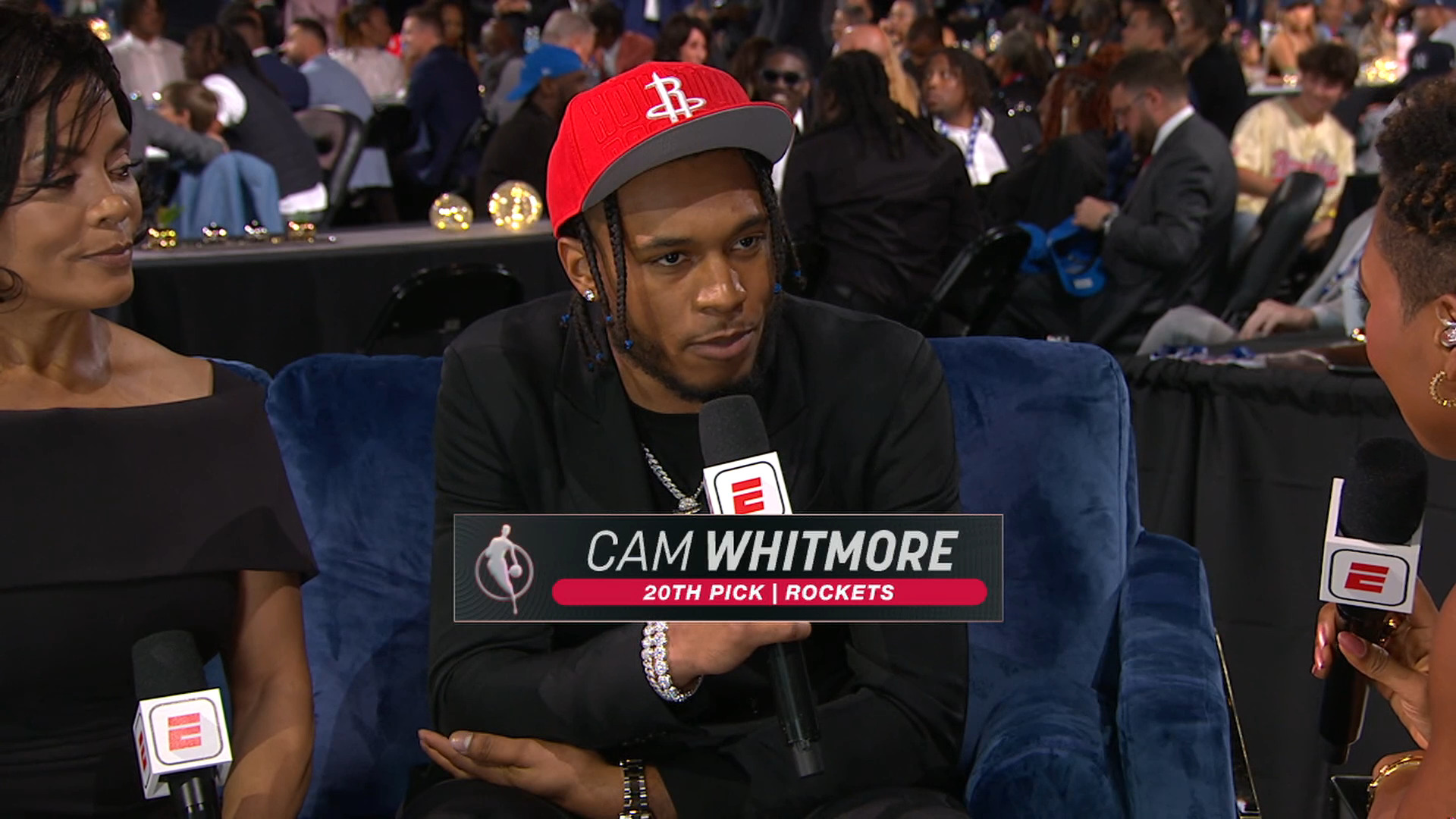 Cam Whitmore drafté en 20 par les Rockets