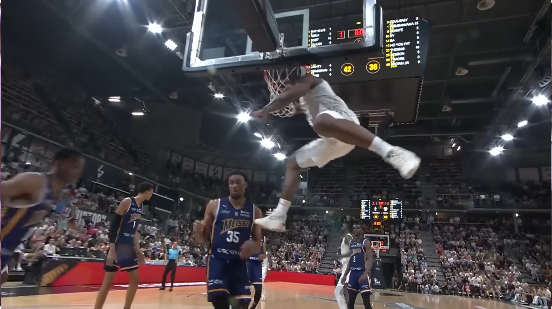 Victor Wembanyama et les Mets dominés par l'ASVEL