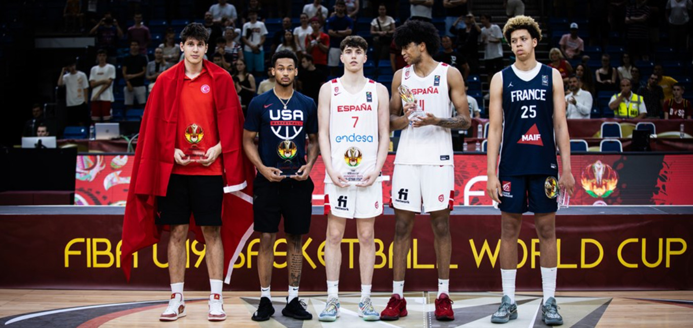 Zacharie Perrin dans le meilleur cinq de la Coupe du Monde U19