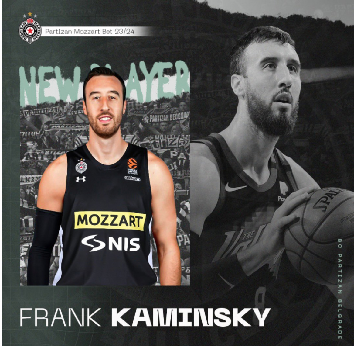 Frank Kaminsky signe au Partizan Belgrade