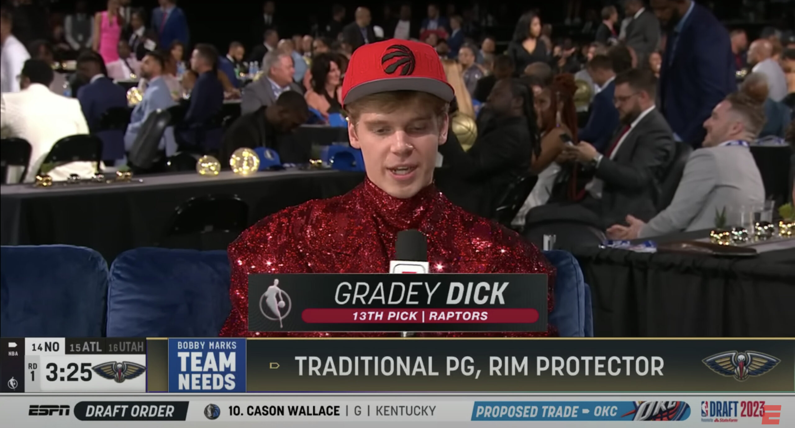 Gradey Dick, un blaze marrant mais surtout une bonne pioche