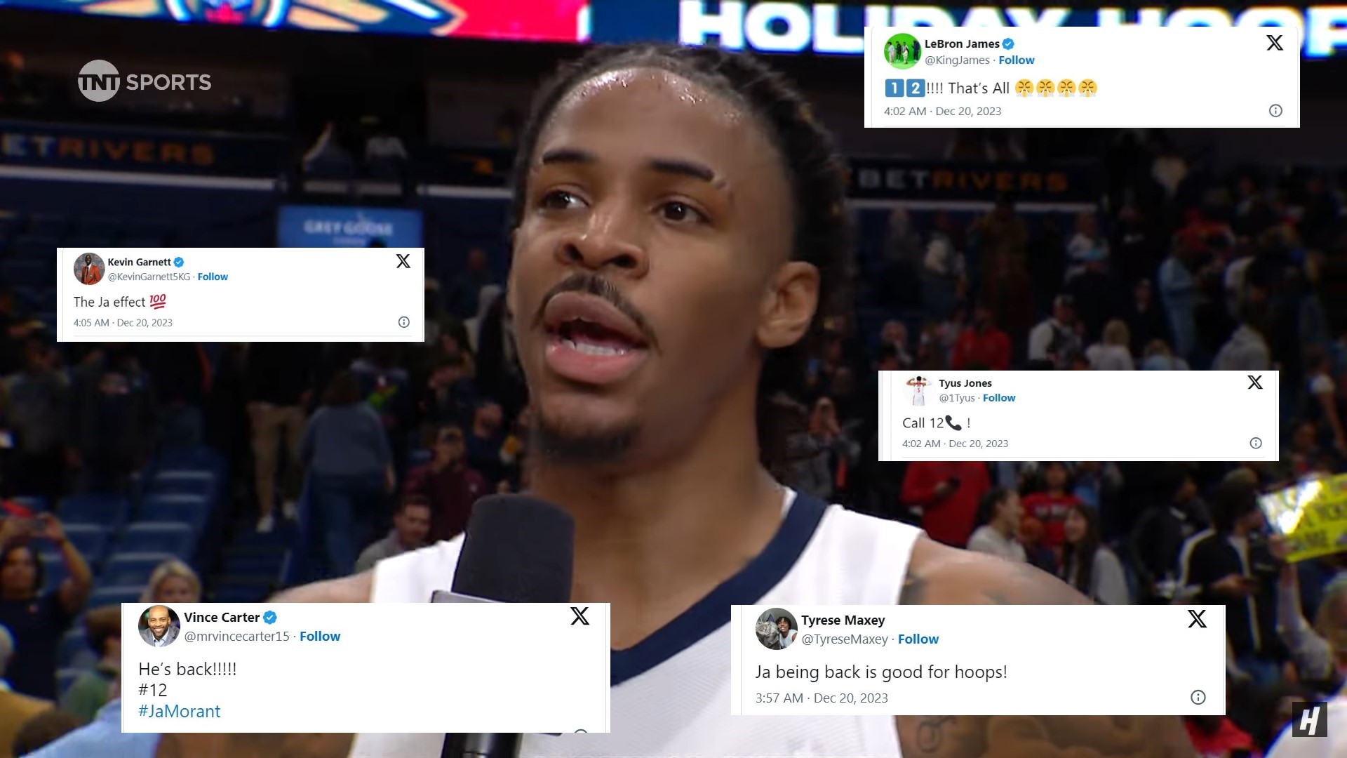 Les réactions Twitter après le retour épique de Ja Morant