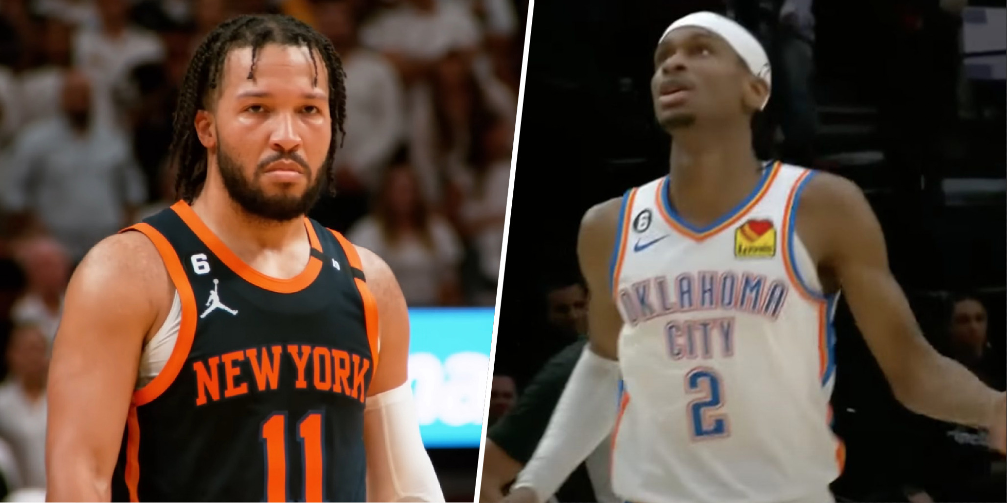 Le programme de la nuit en NBA : Shai Gilgeous-Alexander vs Jalen ...