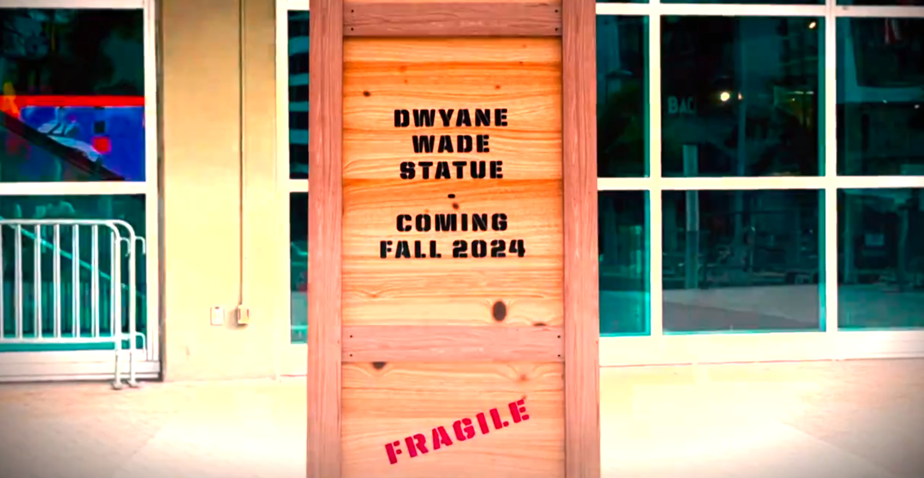 Dwyane Wade aura sa statue à Miami