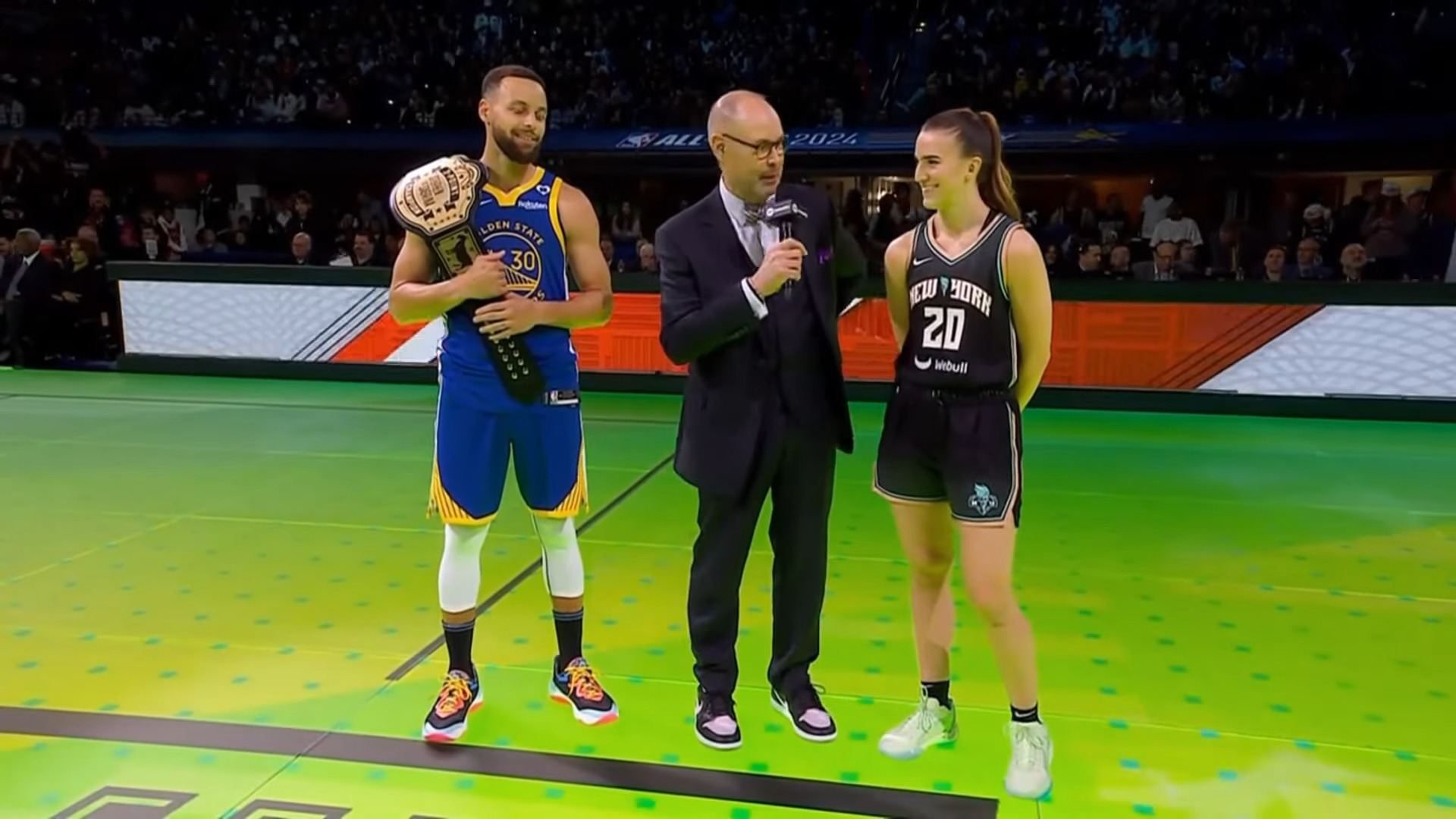 Sabrina Ionescu vs Stephen Curry : victoire du Chef (29-26)