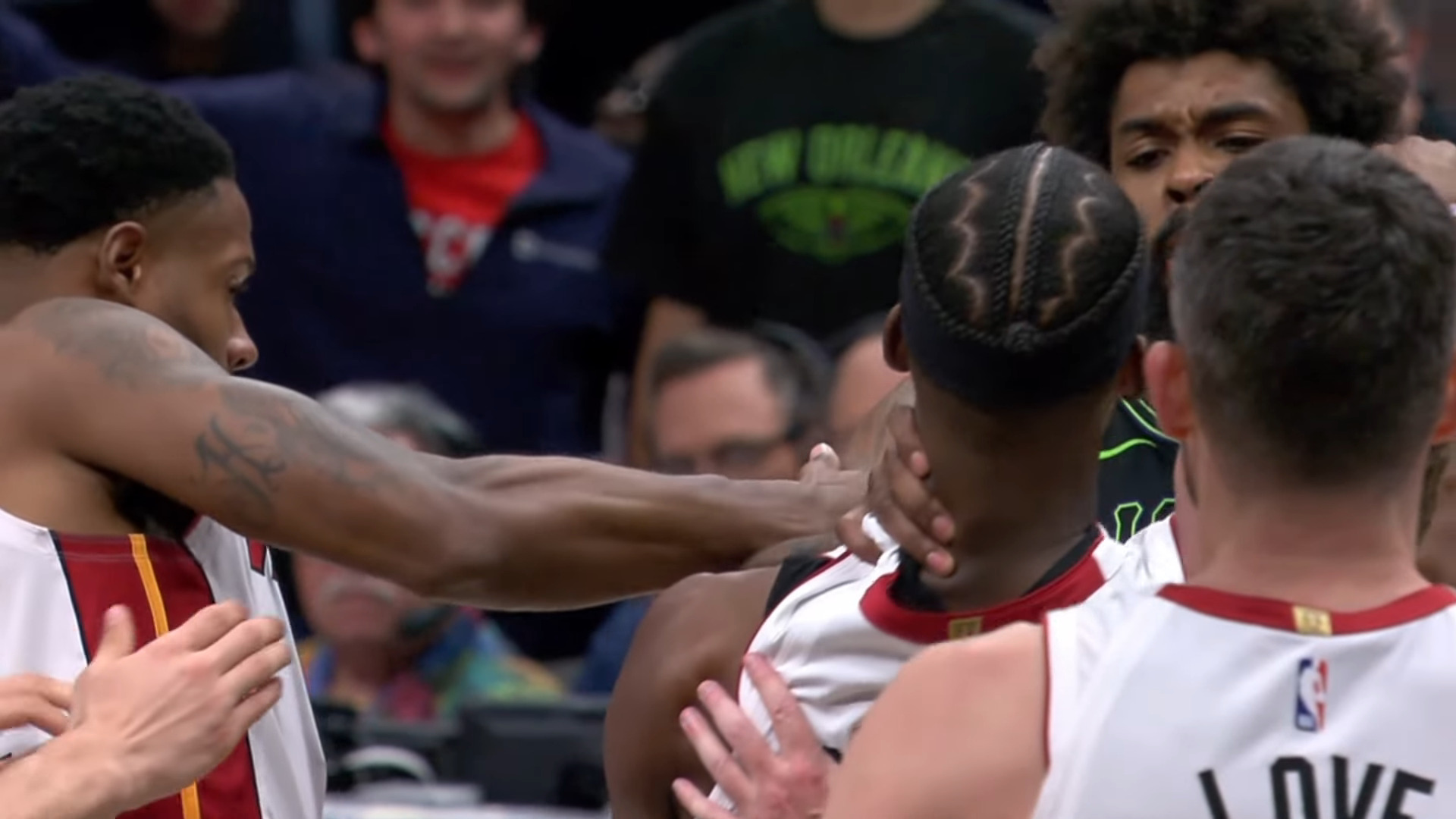 Baston Pelicans - Heat, la NBA distribue les suspensions