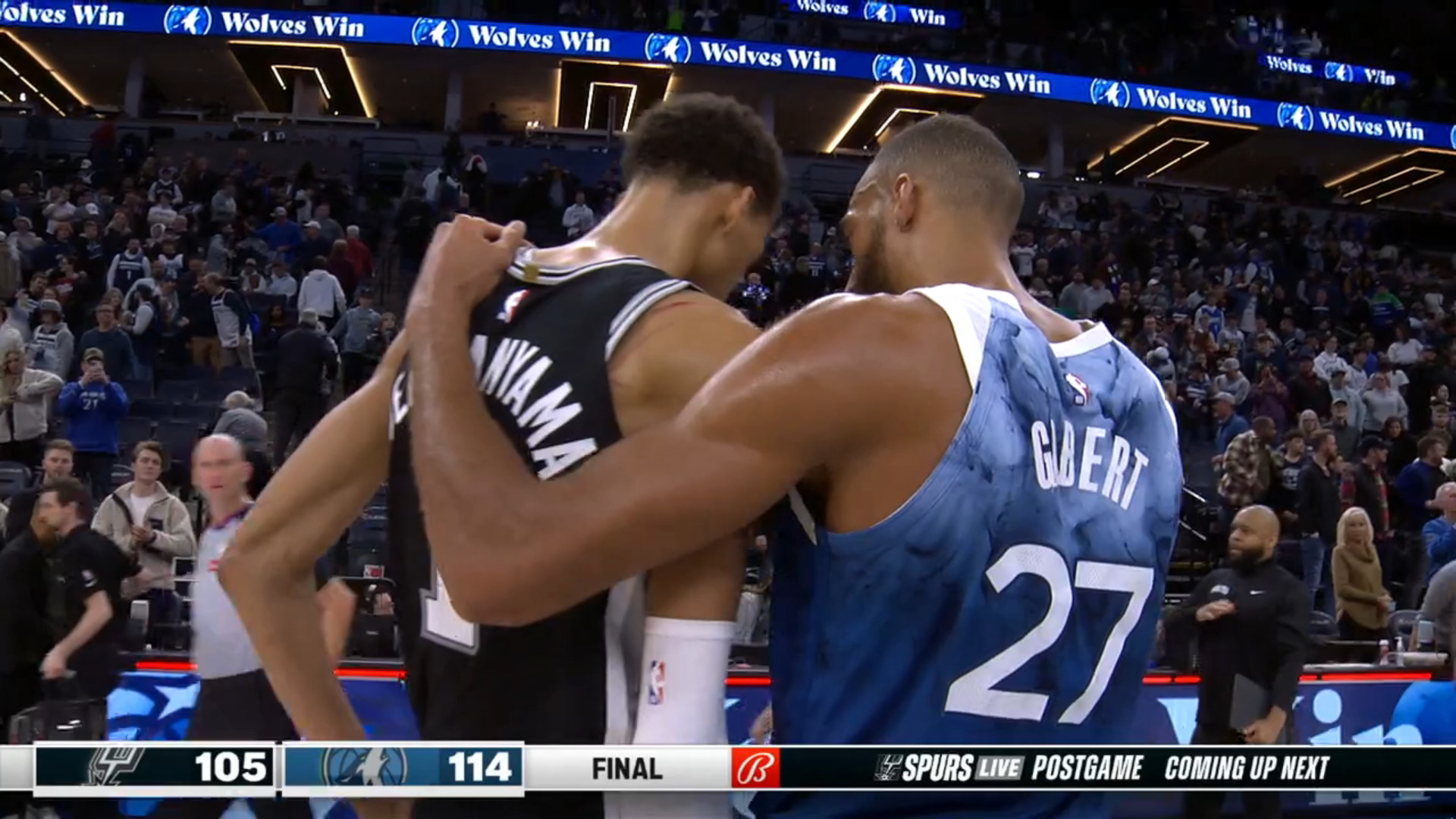 Victor Wembanyama et les Spurs se réveillent trop tard à Minnesota (114-105)