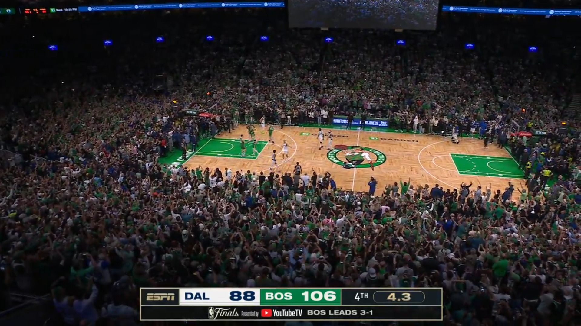 Celtics - Mavericks (106-88) : les Celtics sont champions NBA