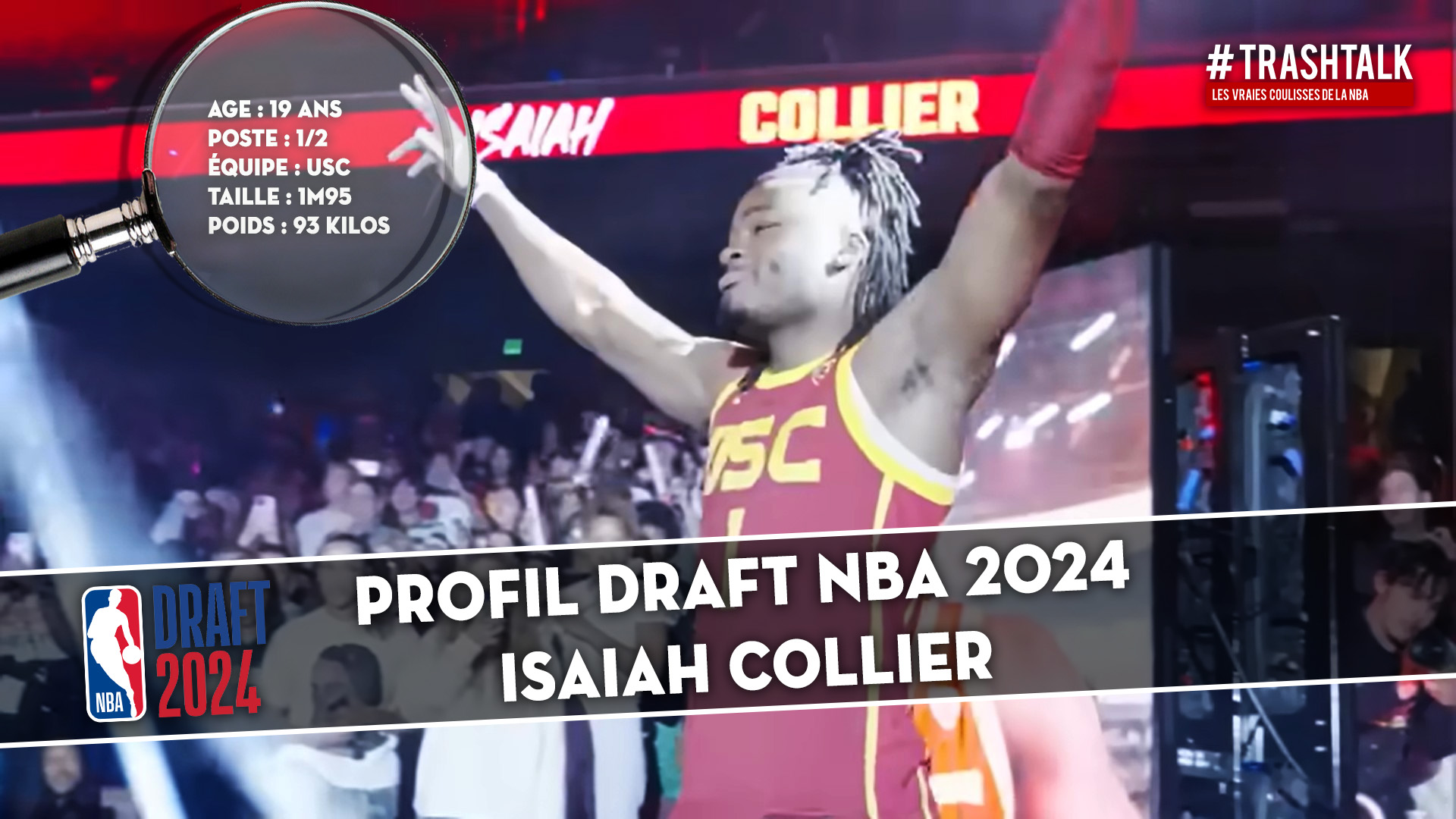 Profil Draft NBA 2024 - Isaiah Collier