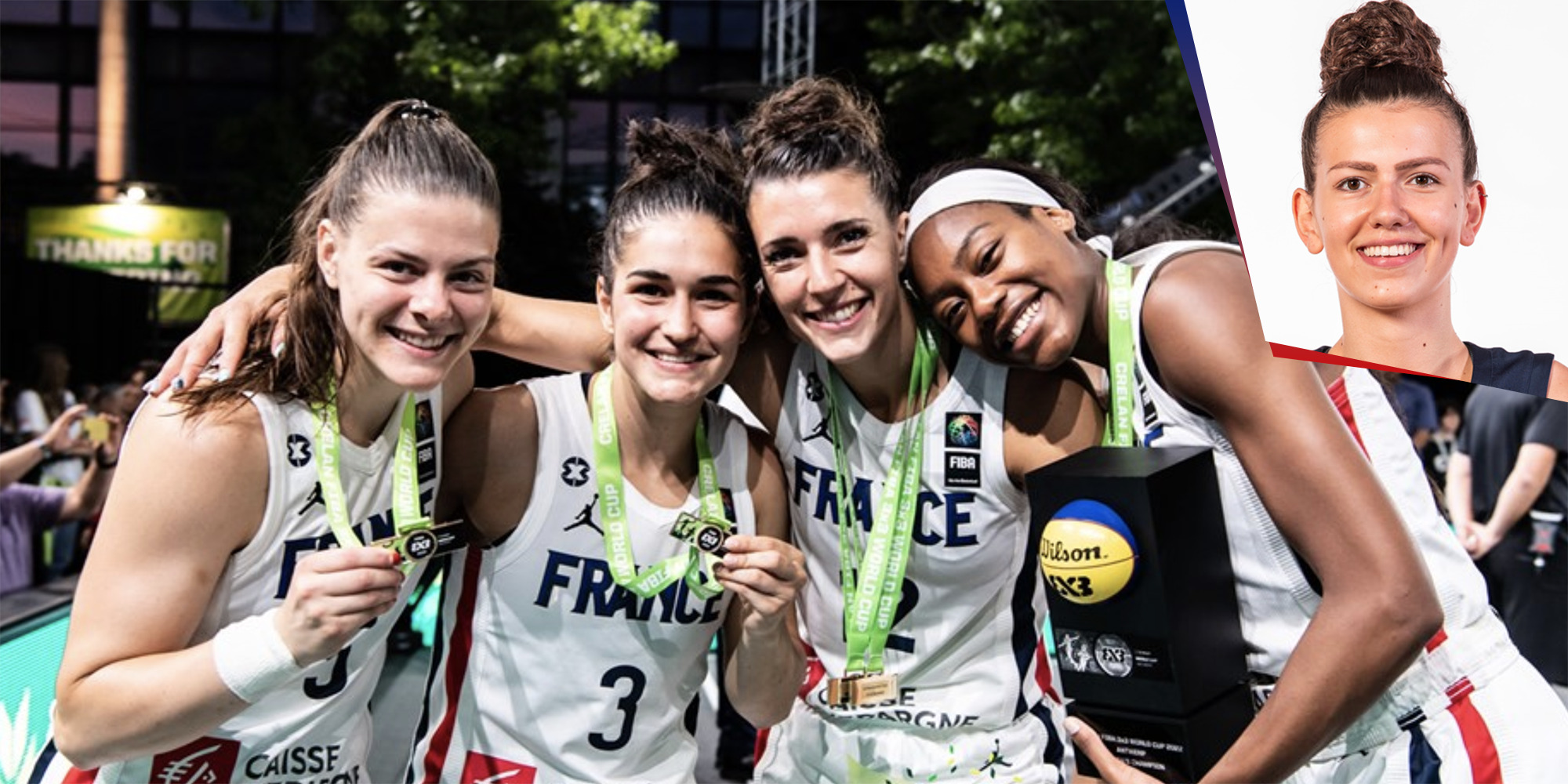 L'Équipe de France de 3x3 (F), présentée par Sixtine Macquet