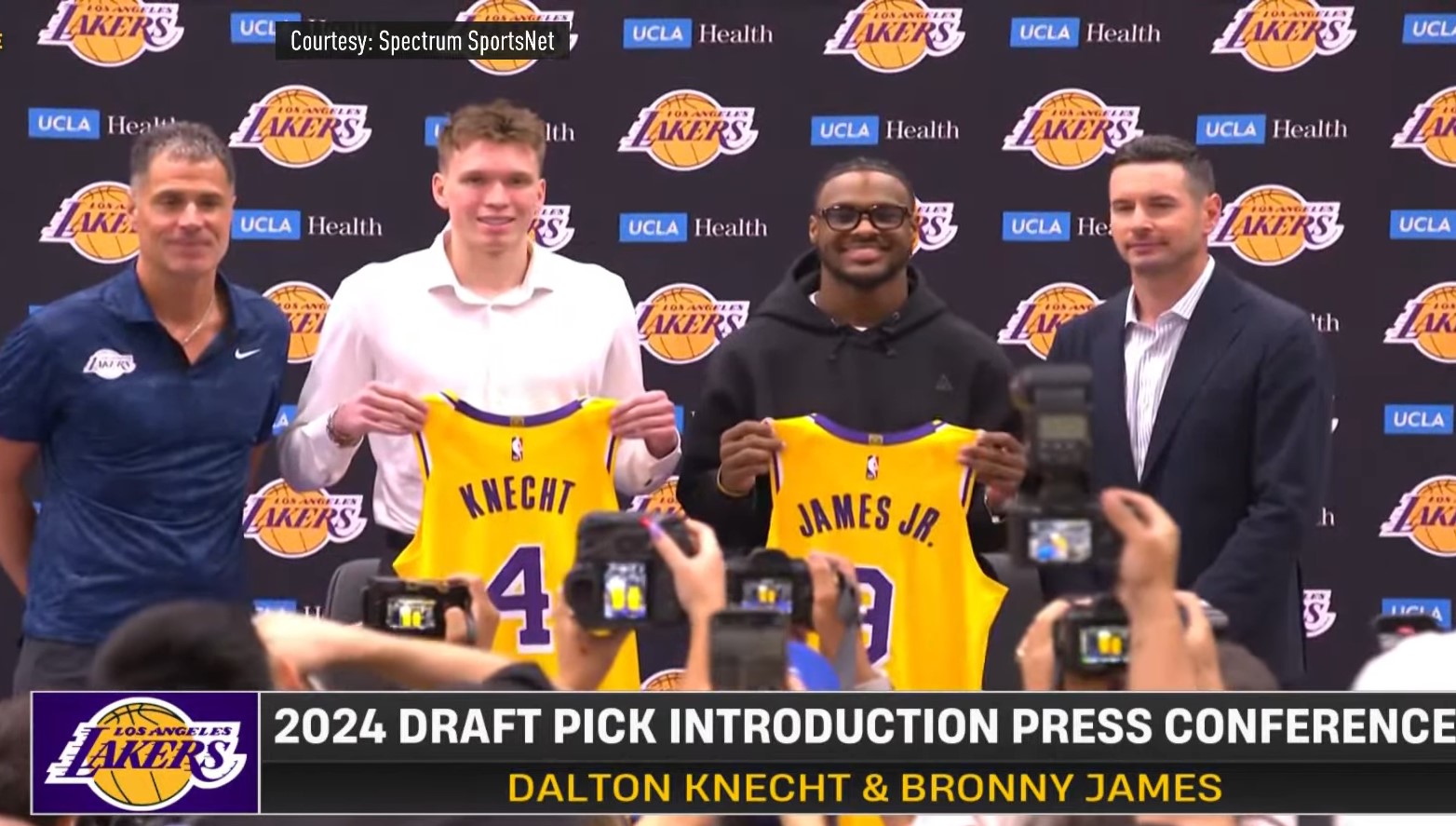 Bronny James Signs Contract With Lakers And Prepares For California