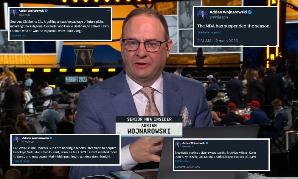 Adrian Wojnarowski a pris sa retraite : retour sur ses plus grosses ...