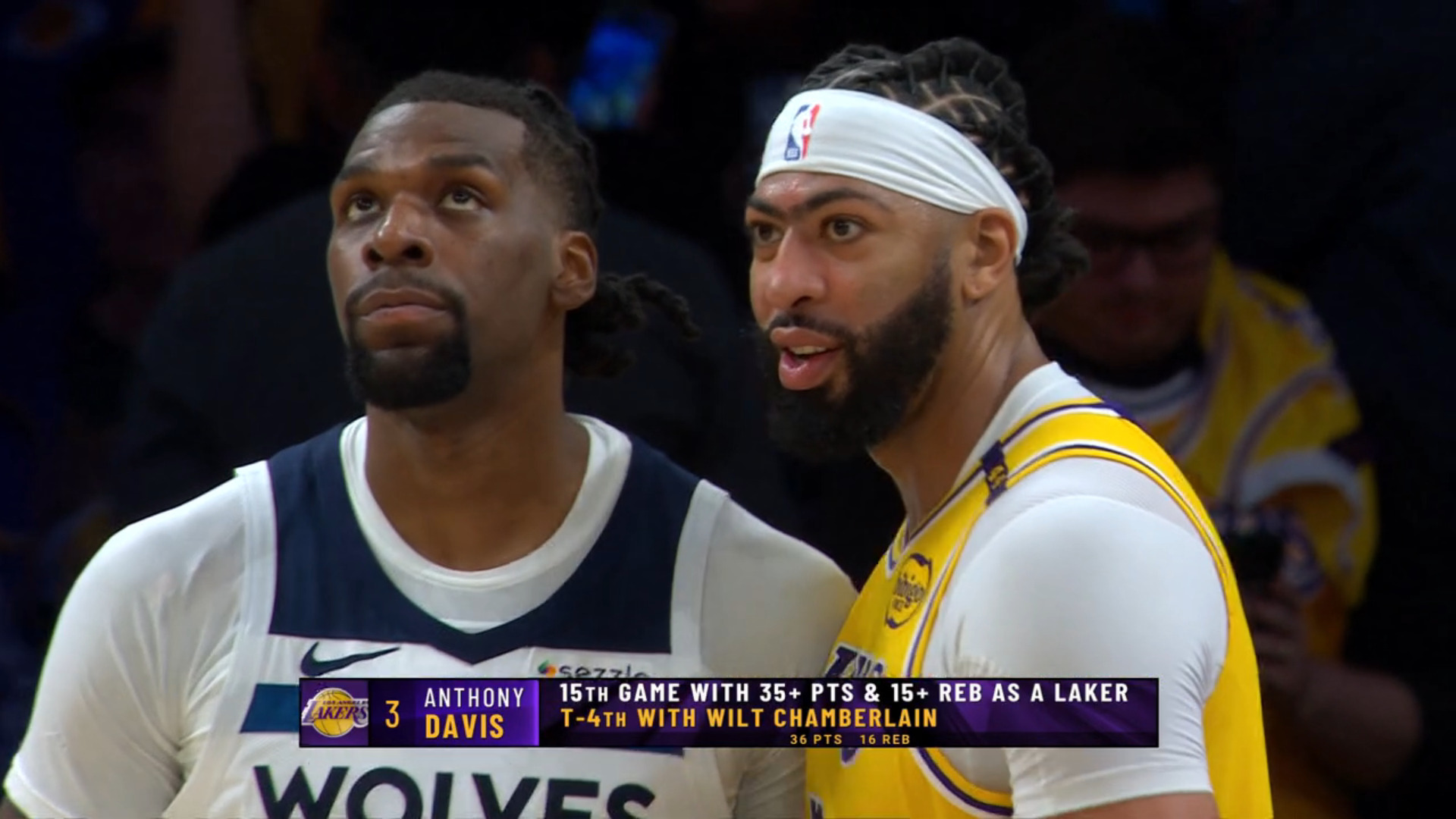 Highlights : Anthony Davis taille XXL face aux Wolves (36 points, 16 ...