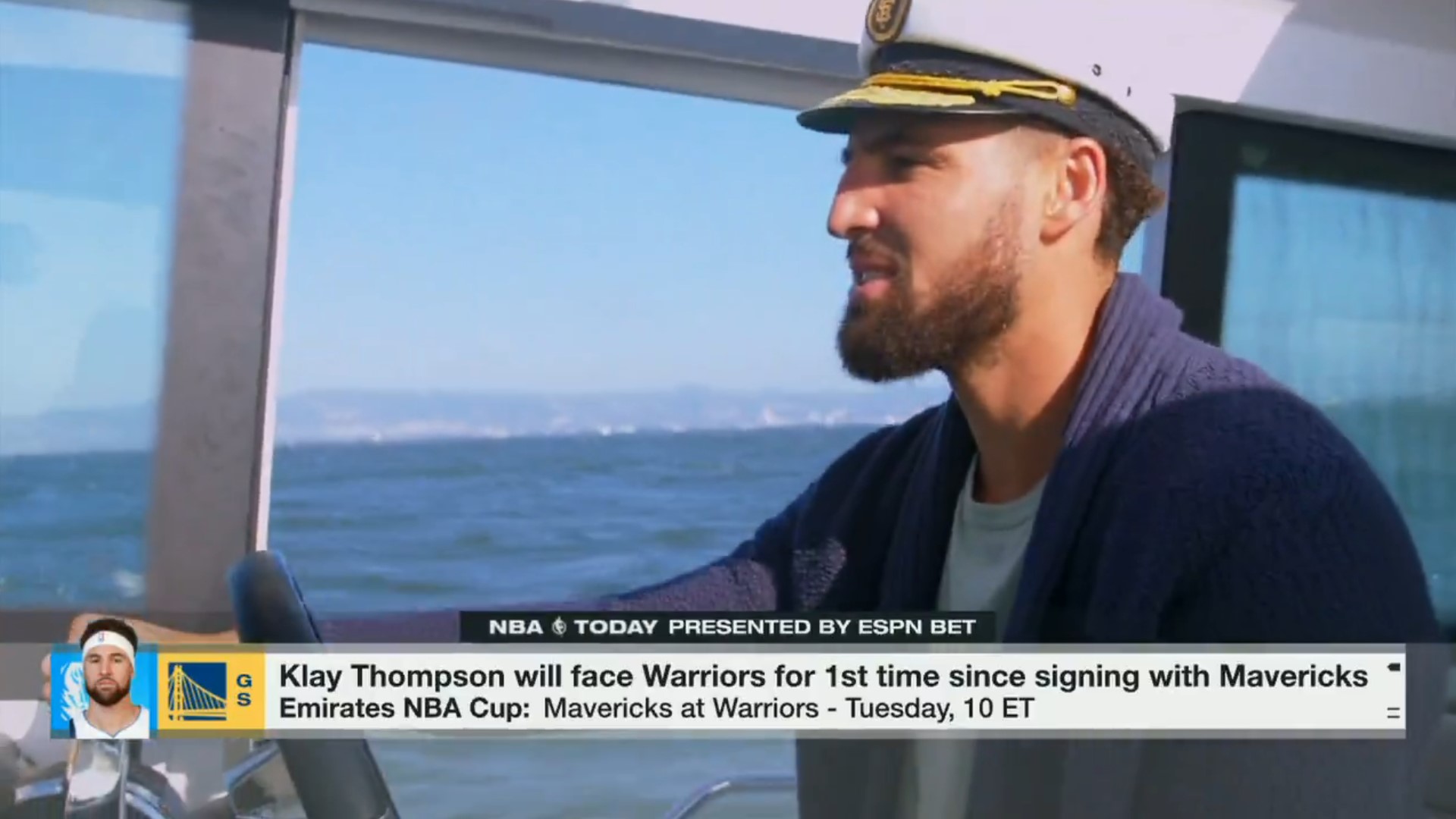 Les Warriors rendront un hommage très original à Klay Thompson