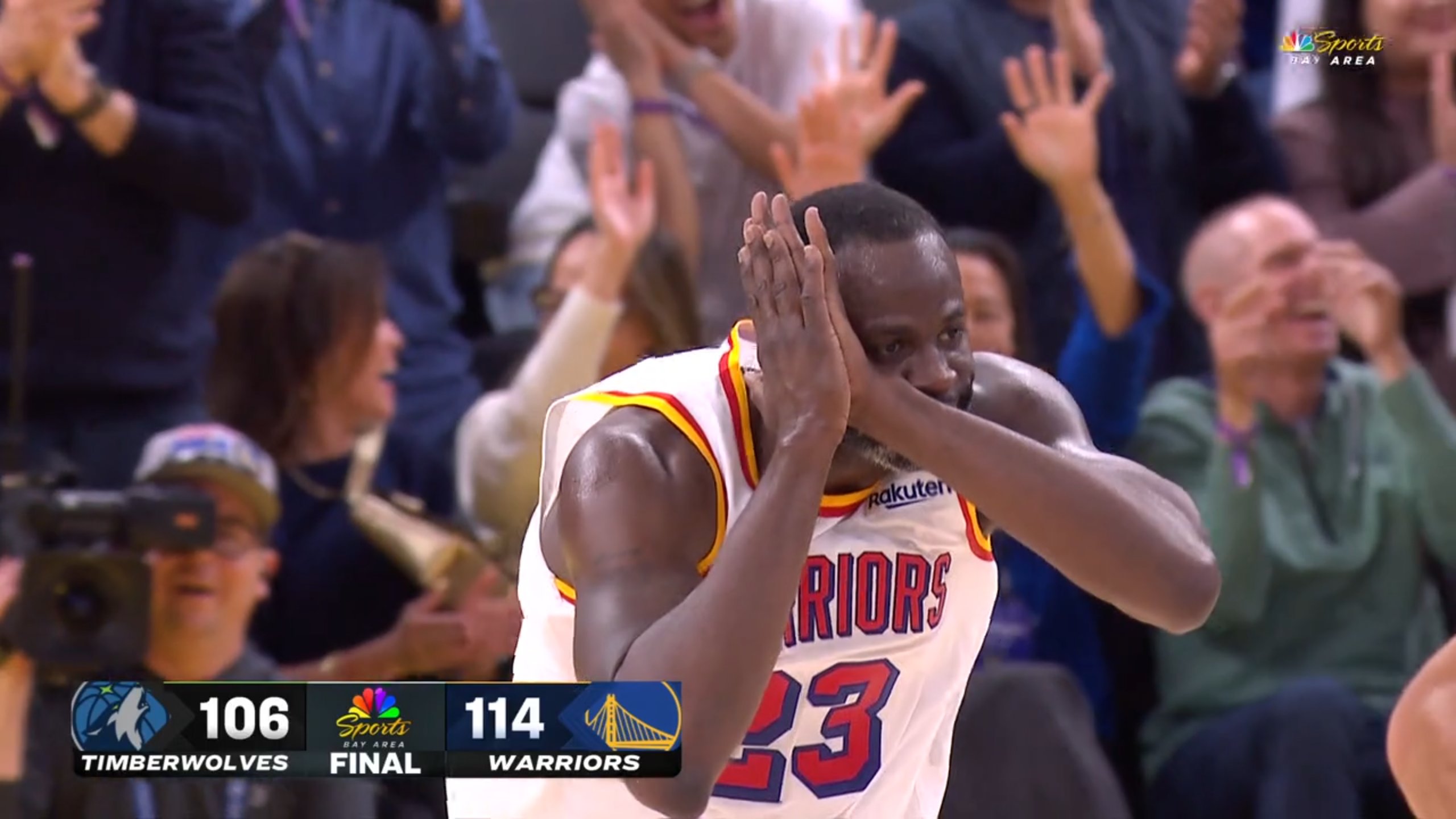 Résumé NBA : Draymond Green dit "Night, Night" aux Wolves