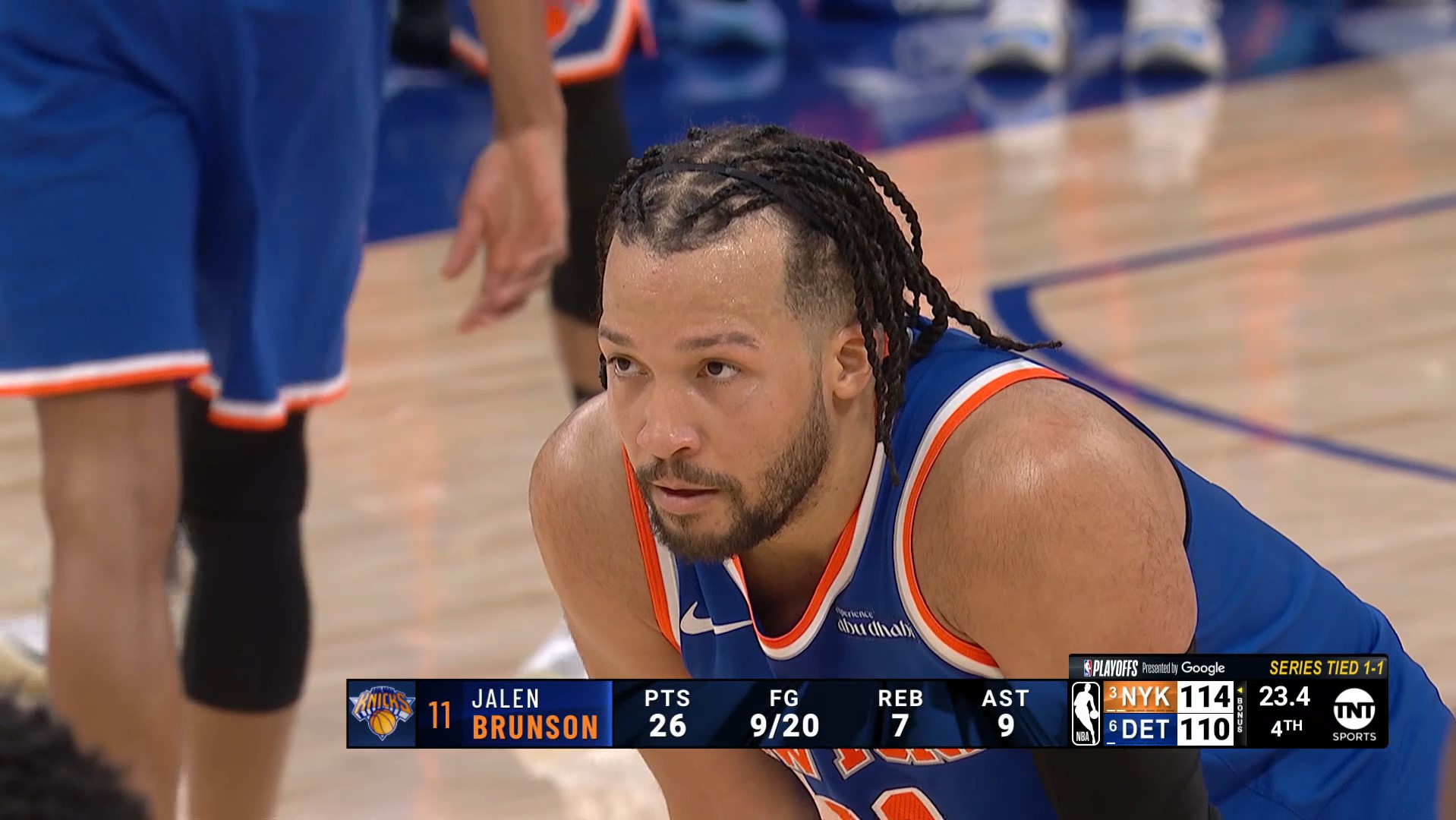 Jalen Brunson a fermé la bouche des fans des Pistons