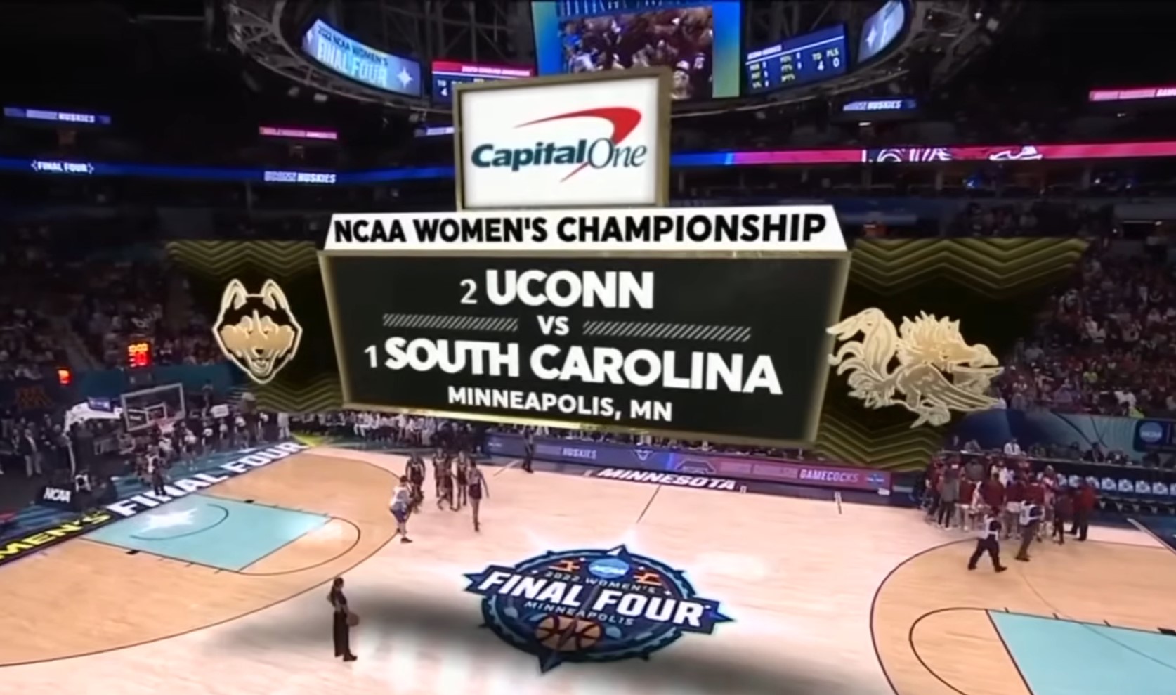 March Madness F : une finale South Carolina contre UConn