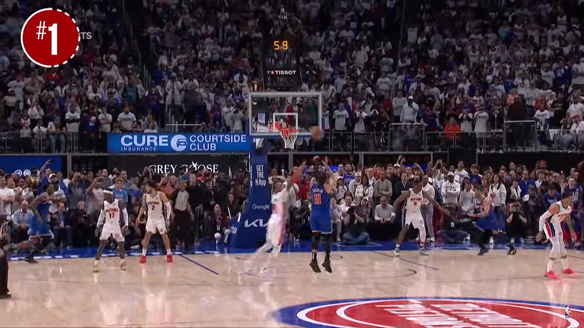 NBA Top 5 : Jalen Brunson a dit "Cancun" aux Pistons