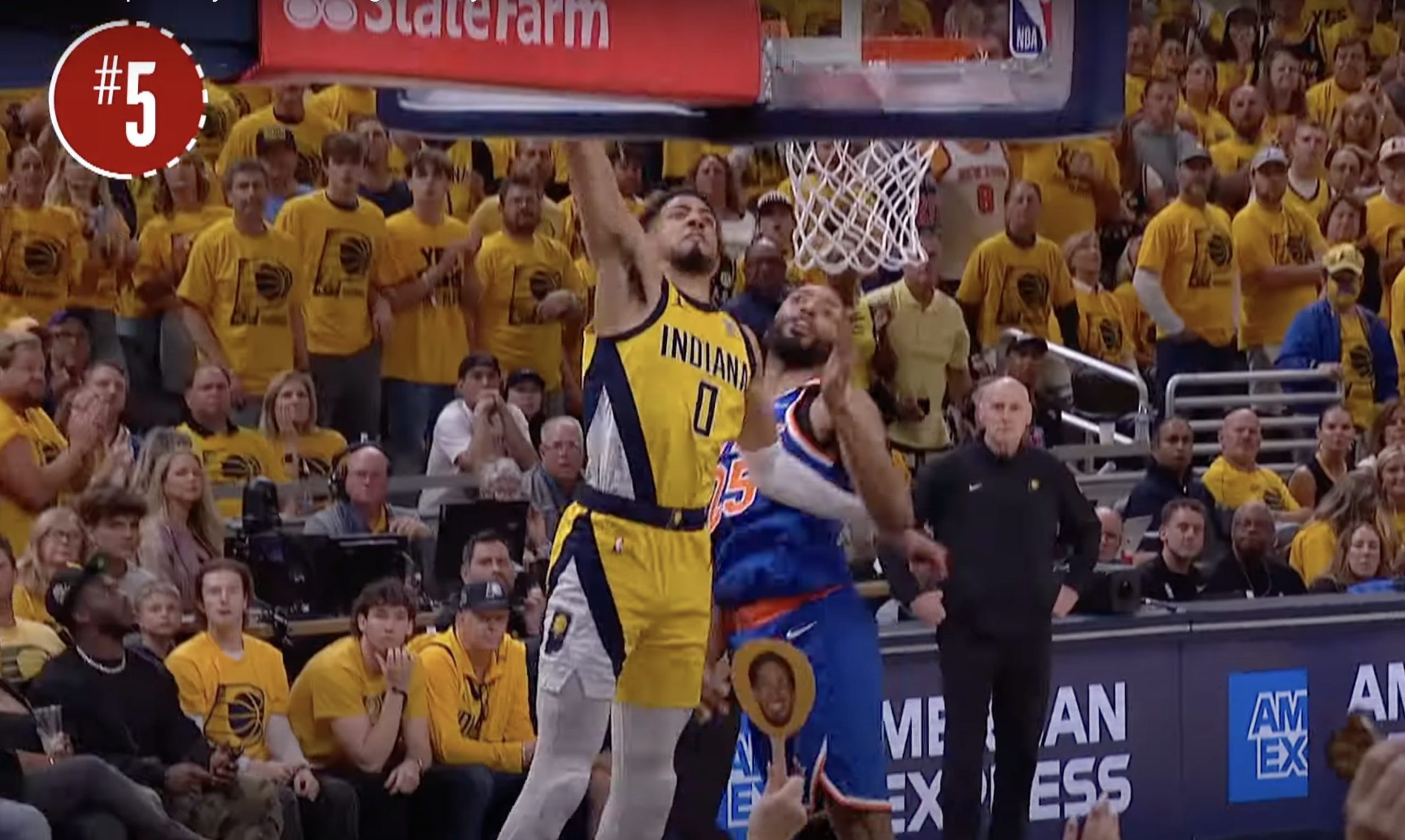 NBA Top 5 : Tyrese Haliburton au dunk, surprenant de violence