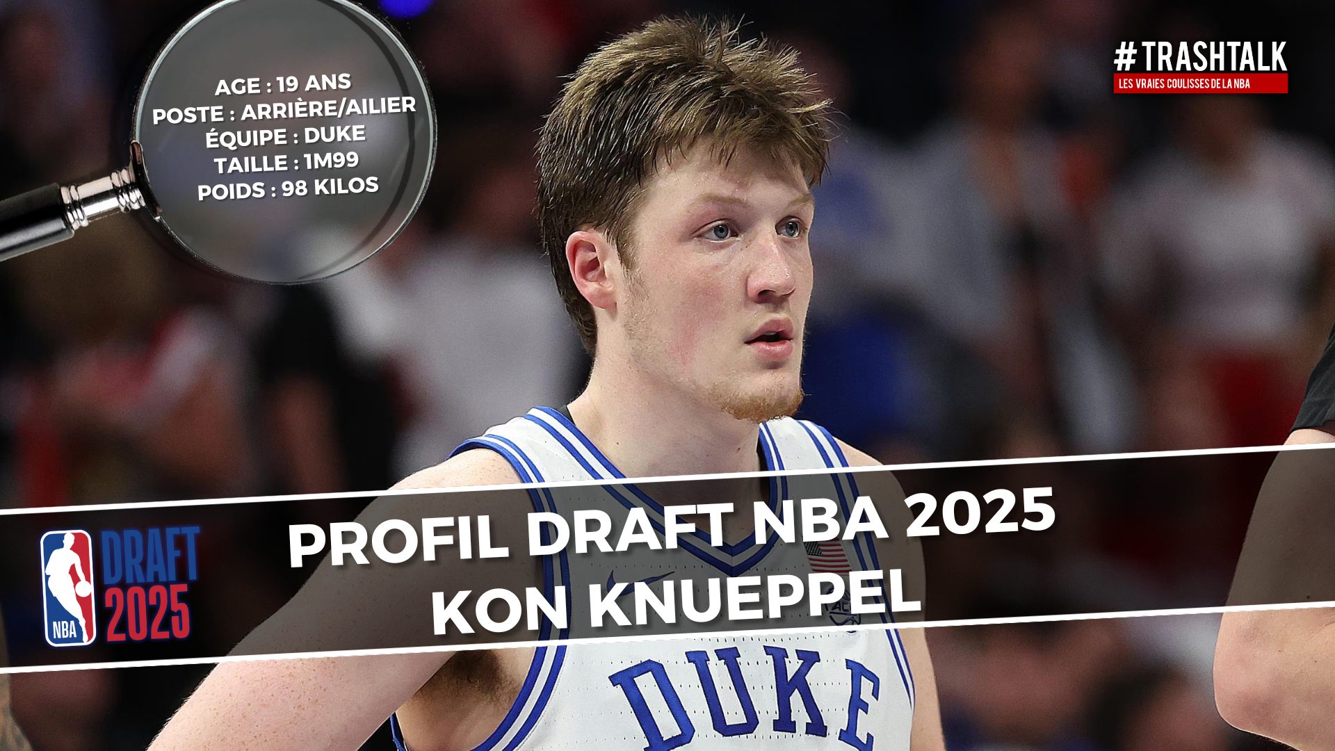 Profil Draft NBA 2025 - Kon Knueppel, meilleur shooteur de cette cuvée