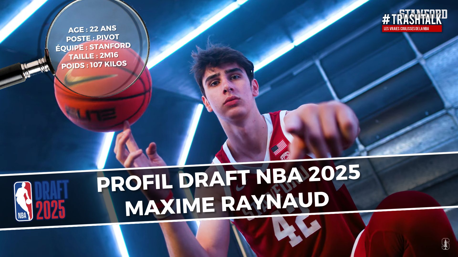 Profil Draft NBA 2025 - Maxime Raynaud