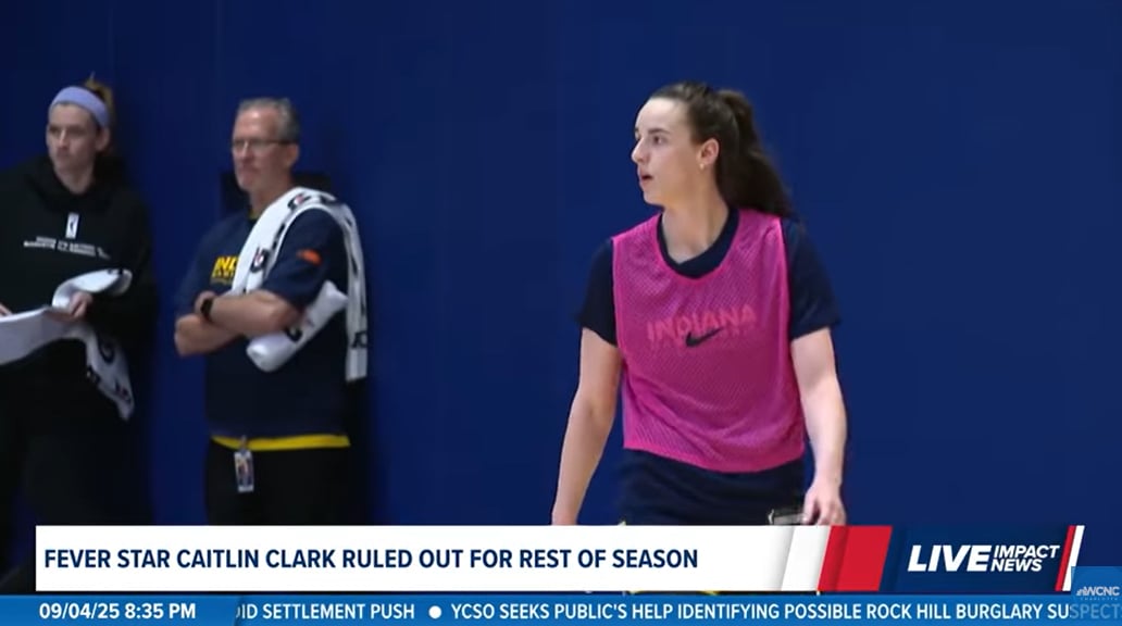 WNBA : Caitlin Clark out jusqu'à la fin de la saison