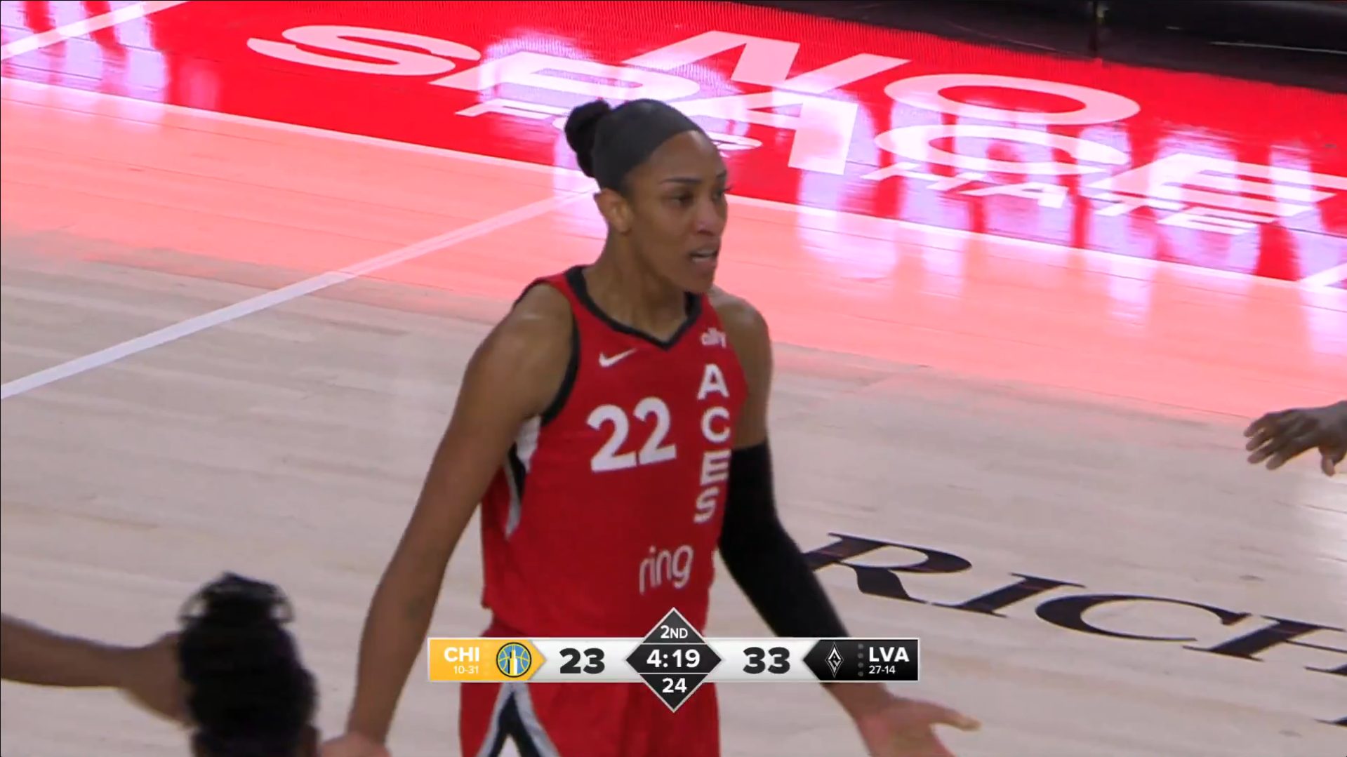 WNBA : Las Vegas est imbattable, Indiana valide son ticket pour les ...