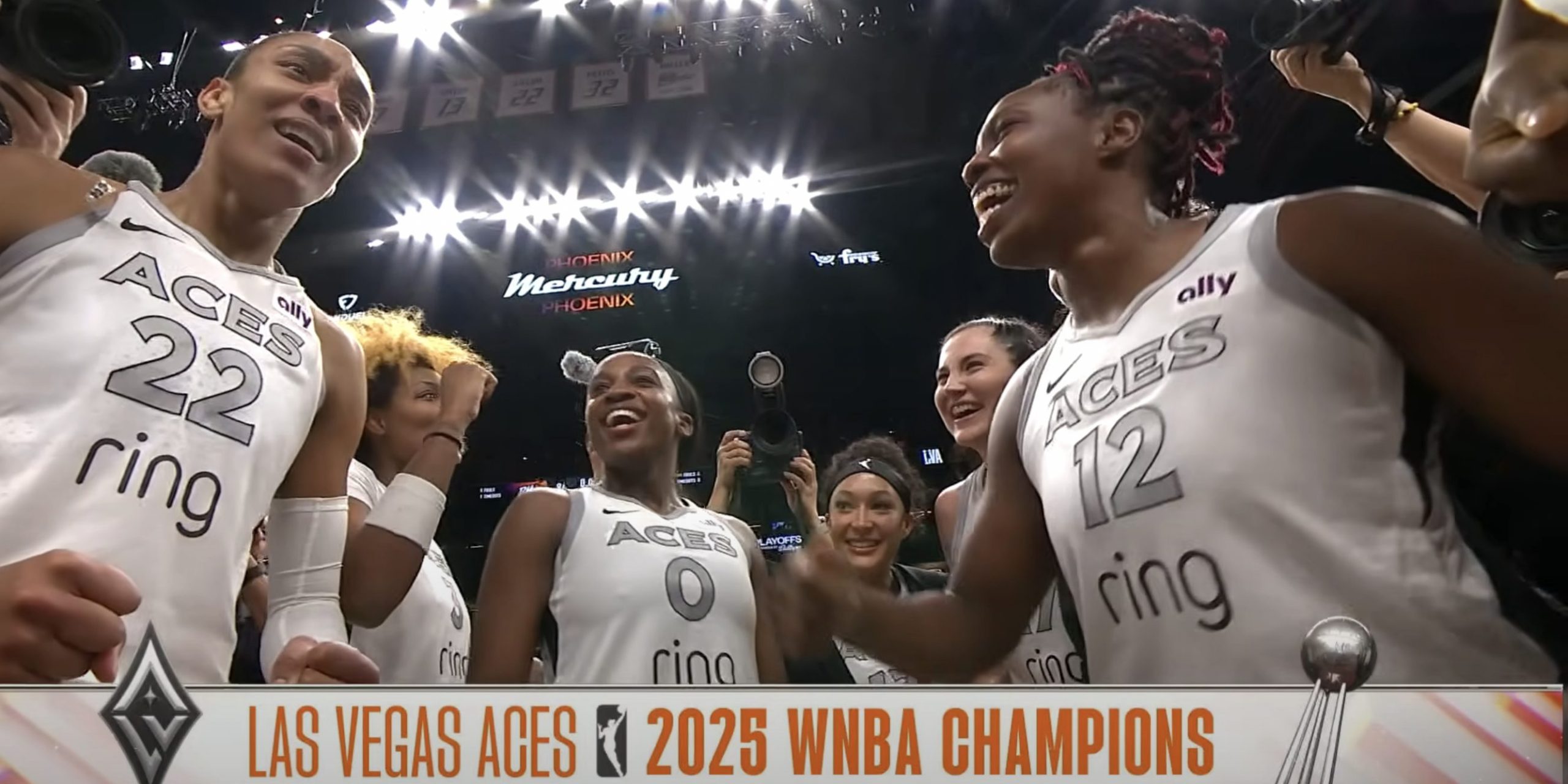 WNBA : les Las Vegas Aces championnes pour la 3e fois en 4 saisons