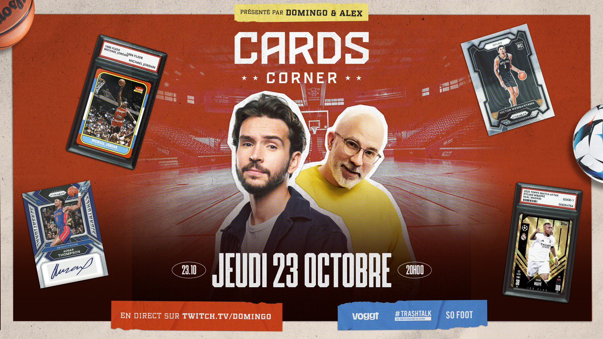 Cards Corner : la grosse émission des cartes NBA et foot