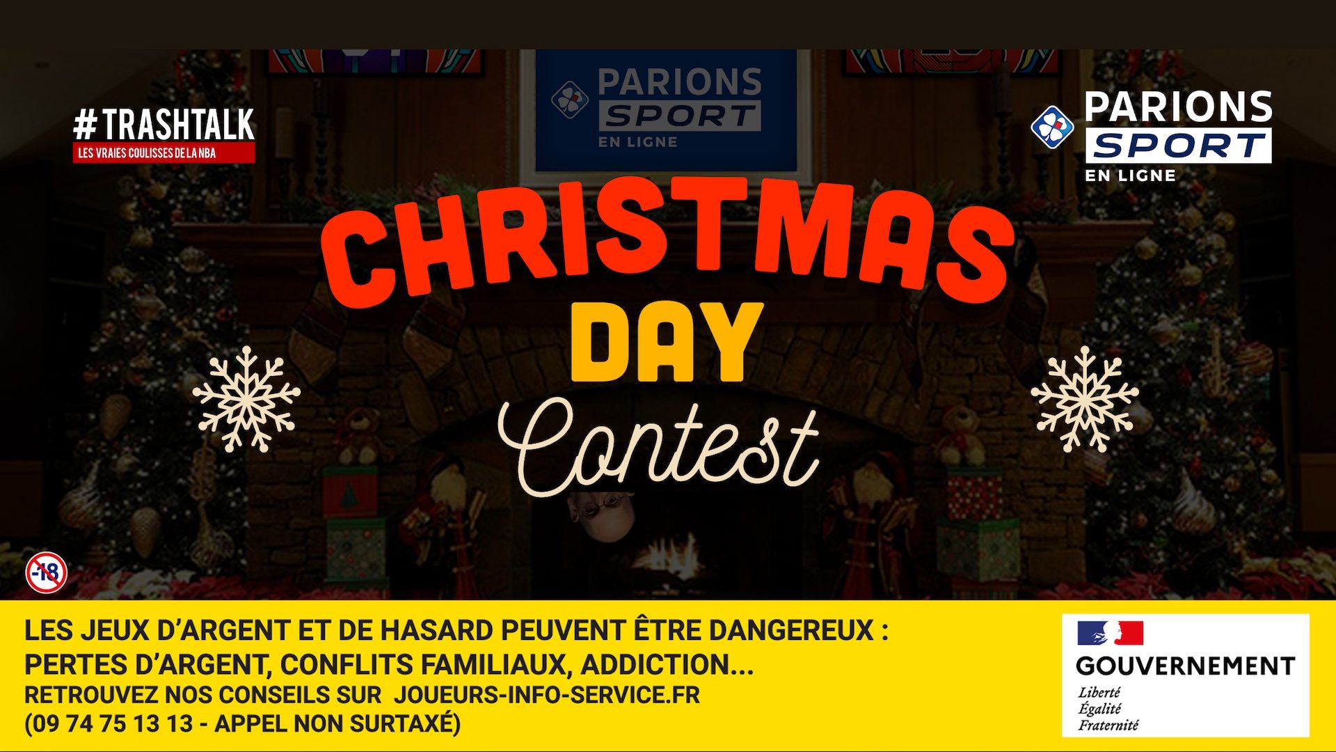 Christmas Day Contest 2025 : 1000€ à gagner sur les matchs NBA