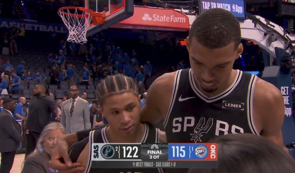 Les notes de Thunder - Spurs (Game 1) : Wembanyama ROYAL