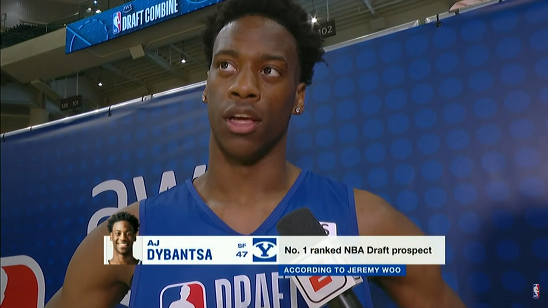 NBA Draft Combine : la plus grosse détente pour AJ Dybantsa